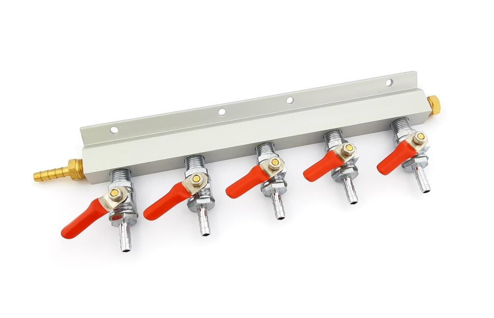 Gas Line Manifold Splitter 5 ways - Ölbryggning AB