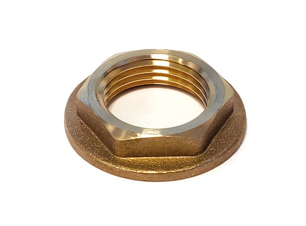 Mutter med 5/8" gängor i mässing - Ölbryggning AB