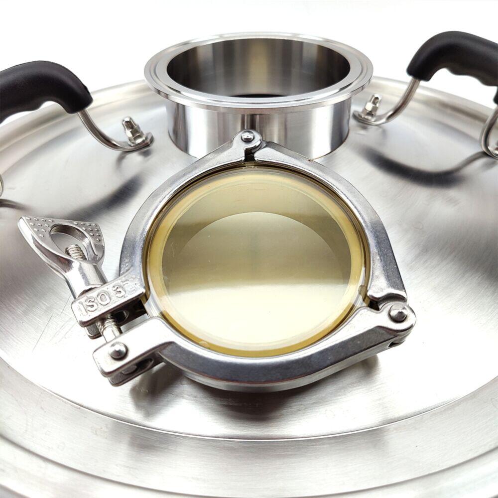 Kraftigt lock med 2" och 3" Tri-clamp - Ölbryggning AB