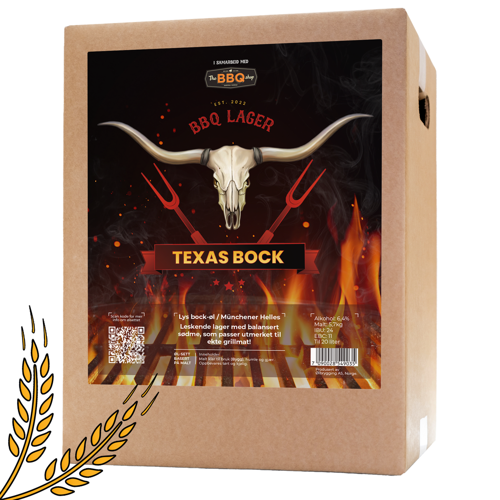 Texas Bock BBQ Lager allgrain ölkit - Ölbryggning AB