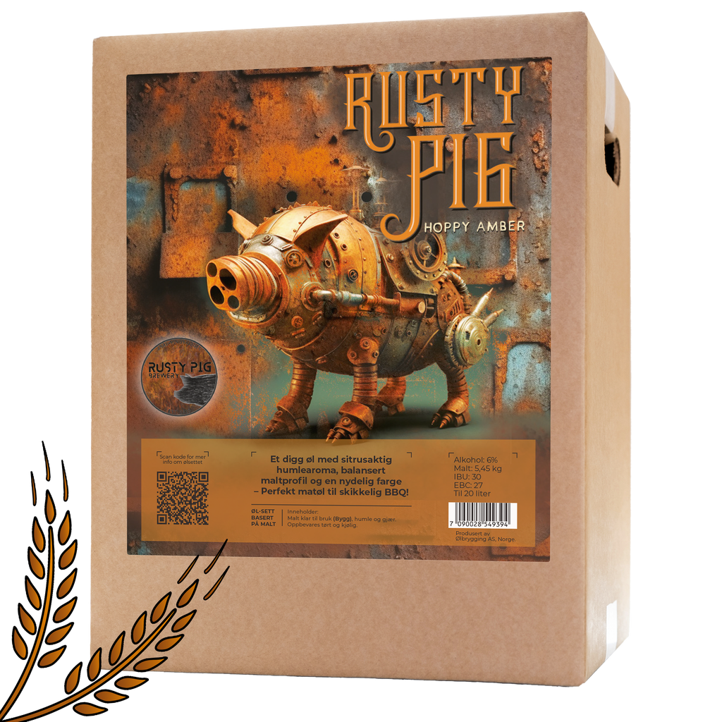Rusty Pig Hoppy Amber allgrain ölkit - Ölbryggning AB